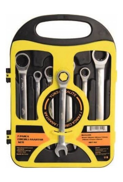 Astrafix 7 Parça Cırcır Anahtar Kombine Anahtar Seti 8-19MM Yüksek Kalite Astrafix 7 Parça Cırcır Anahtar Kombine Anahtar Seti 8-19MM Yüksek Kalite