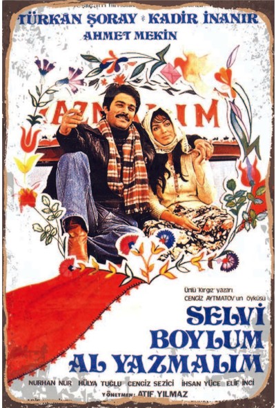 Marple's Selvi Boylum Al Yazmalım 35x50 Rustik Poster Marple's Selvi Boylum Al Yazmalım 35x50 Rustik Poster
