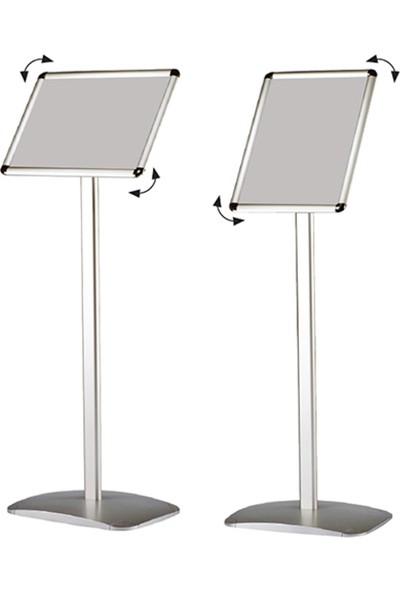 Akçesepeti A3 Yatay ve Dikey Ayarlanabilir Menü Panosu Yönlendirme Pano