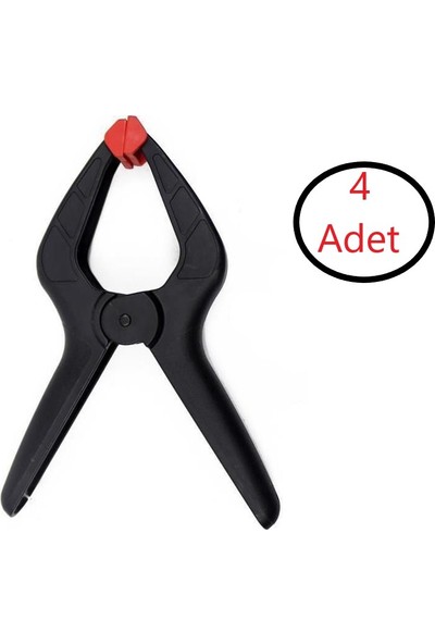 Topart Yaylı Kıskaç Mandal Tip 4'lü