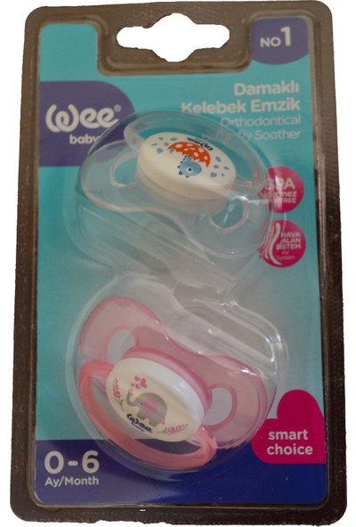 Wee Baby Damaklı Emzik 0-6 Ay
