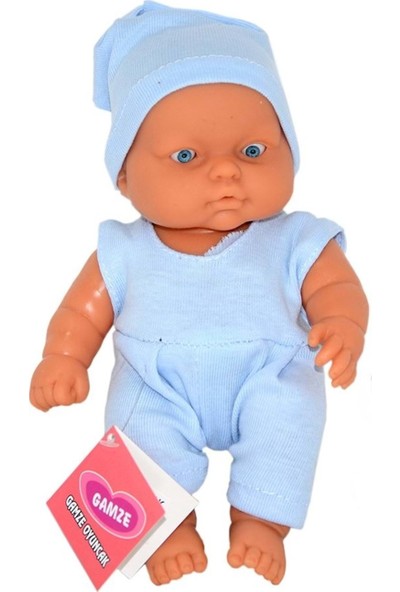Gamze Oyuncak Minik Et Bebek Mavi 20 cm Gamze Oyuncak Minik Et Bebek Mavi 20 cm