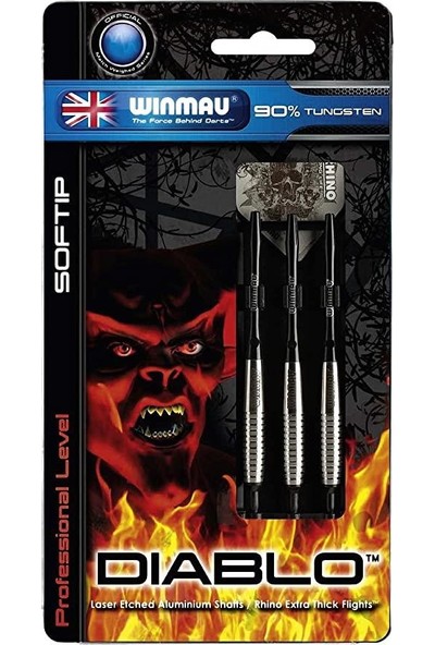 Winmau Diablo %90 Tungten Plastik Uçlu 20 gr Dart Oku Winmau Diablo %90 Tungten Plastik Uçlu 20 gr Dart Oku