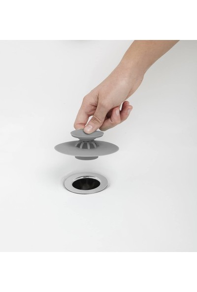 Sas Silikon Süzgeçli Lavabo Banyo Tıkacı Evye Küvet Gider Tıpası Sas Silikon Süzgeçli Lavabo Banyo Tıkacı Evye Küvet Gider Tıpası
