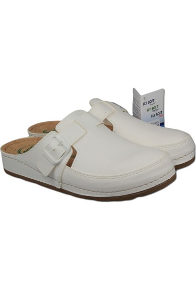 Flysoft Sabo Doktor Hemşire Hastane Aşçı Terliği Siyah