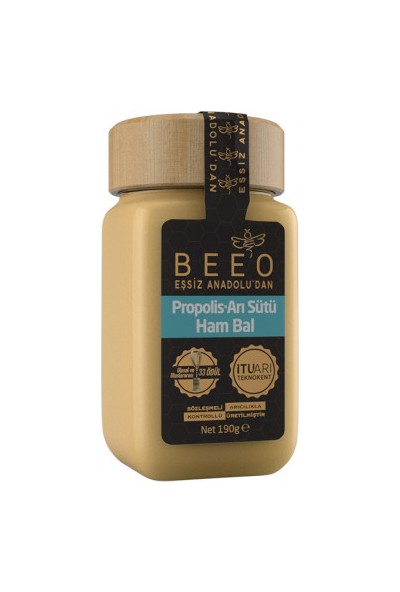 BEE'O Propolis + Arı Sütü + Ham Bal 190g