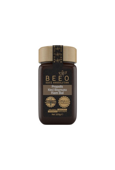 BEE'O Keçi Boynuzu + Propolis + Ham Bal Karışımı 190 gr