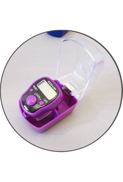 Sin@rasta Işıklı Yüzük Zikirmatik-Mor