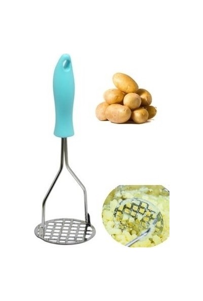 Bamovi Paslanmaz Çelik Patates Ezici Püre Yapıcı Çap 8 cm Bamovi Paslanmaz Çelik Patates Ezici Püre Yapıcı Çap 8 cm