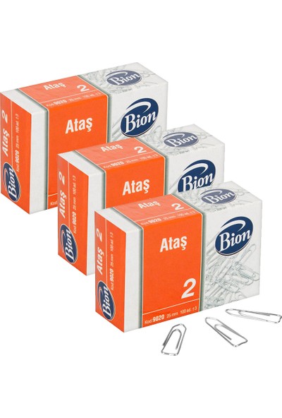 Mas Bion Ataş 25 mm 3'lü Mas Bion Ataş 25 mm 3'lü