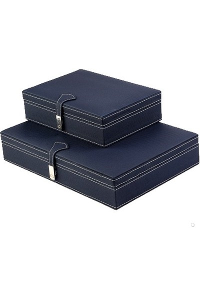 Adalinhome Deri Saat Aksesuar Kutusu İkili Set Adalinhome Deri Saat Aksesuar Kutusu İkili Set