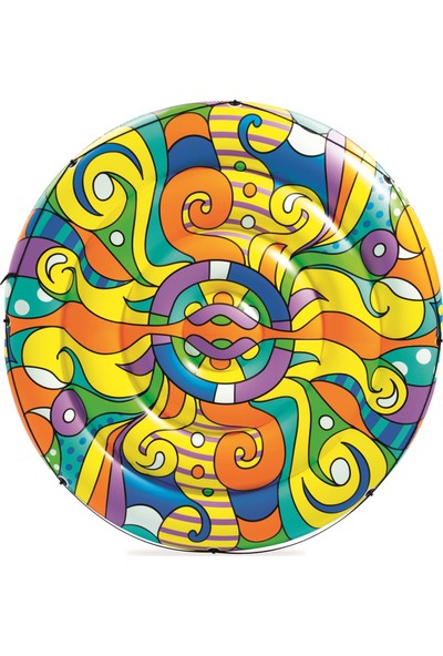 Bestway 43195 Pop Desenli Ada Yatak 188 cm