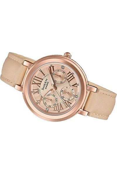 Casio Sheen SHE-3034GL-9A Kadın Kol Saati Casio Sheen SHE-3034GL-9A Kadın Kol Saati