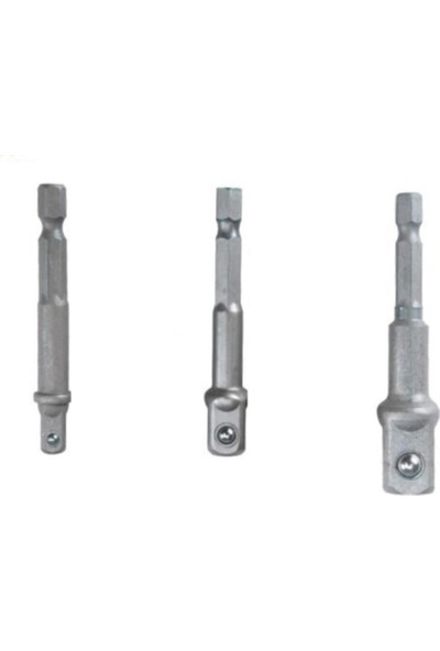 Makroyapı Lokma Adaptörü Bits Uçlu 3'lü Makroyapı Lokma Adaptörü Bits Uçlu 3'lü