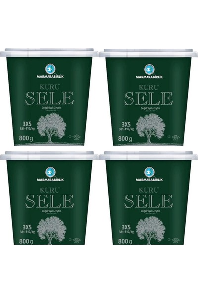 Marmarabirlik Kuru Sele 381-410 3xs 800 gr 4lü Set Marmarabirlik Kuru Sele 381-410 3xs 800 gr 4lü Set