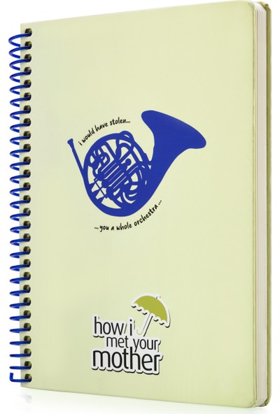 Mabbels How I Met Your Mother Butik Defter 24 x 17 cm