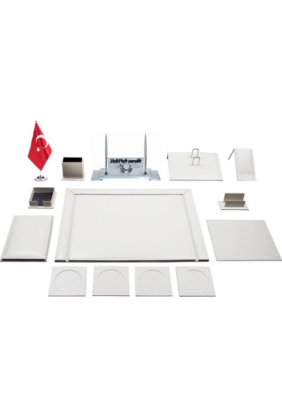 Anadolu Lüks Beyaz Sümen Takımı ve Masa Isimliği