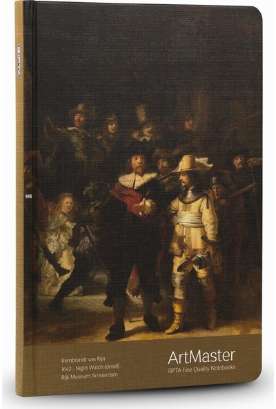 Gıpta Art Master Night Watch A6 Çizgisiz Defter 80 Yaprak 3666