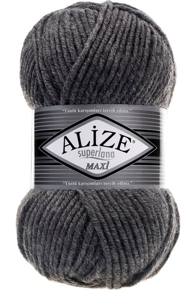 Alize Superlana Maxi 182 Orta Gri Melanj Alize Superlana Maxi 182 Orta Gri Melanj