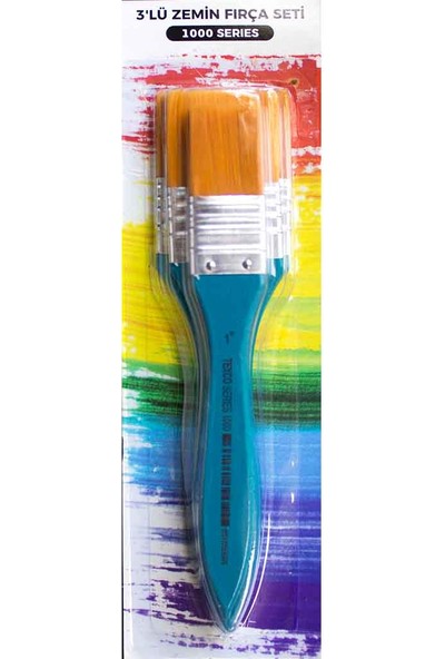 Rich Texco 3'lü Zemin Fırça Seti