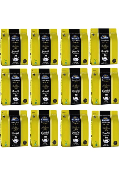 Karali Demlik Poşet Siyah Çay 25'li x 12