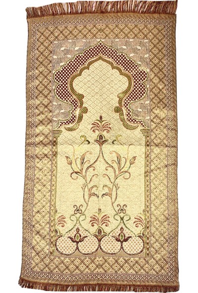 Keven Simli Seccade Pamuklu Seccade 65 x 110 cm Sarı