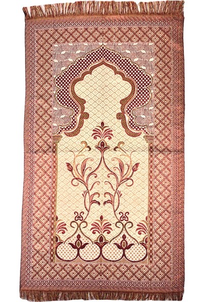 Keven Simli Seccade Pamuklu Seccade 65 x 110 cm Kırmızı