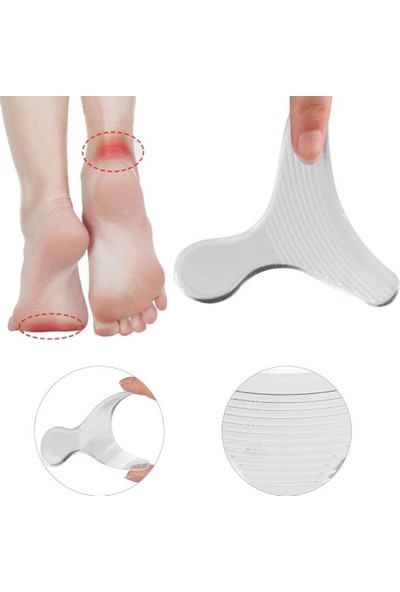 GoodSell Silikon Ayakkabı Topuk Vurma Önleyici T Şekil 2'li GoodSell Silikon Ayakkabı Topuk Vurma Önleyici T Şekil 2'li
