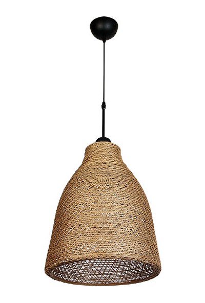 Bozyaka Aydınlatma Hera Tekli Dekoratif Hasır Metal Tavan Sarkıt Bozyaka Aydınlatma Hera Tekli Dekoratif Hasır Metal Tavan Sarkıt