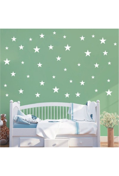 Walldeco Beyaz Yıldız Sticker