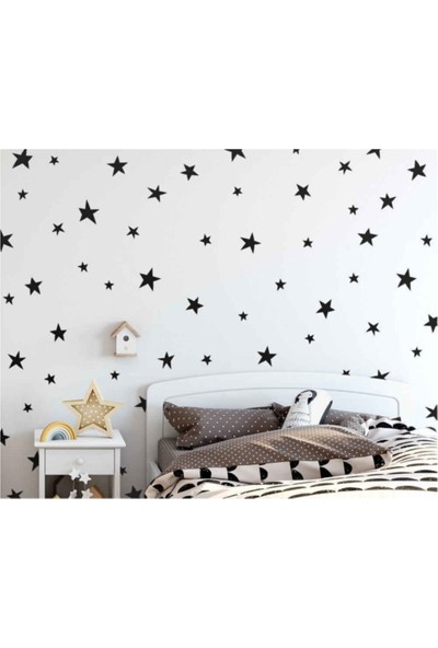 Walldeco Siyah Yıldız Sticker