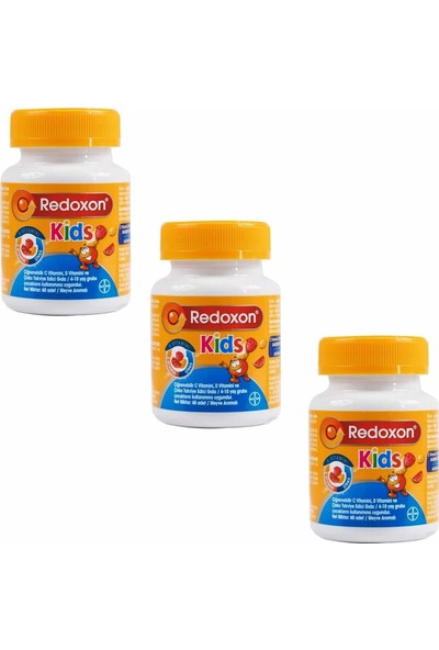 Redoxon Kids 60 Çiğnenebilir Tablet 3 Adet Redoxon Kids 60 Çiğnenebilir Tablet 3 Adet
