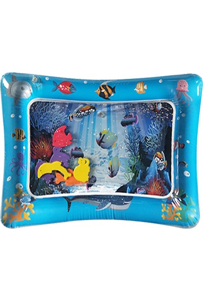 Buyfun Şişme Su Oyun Matı - Mavi (Yurtdışından) Buyfun Şişme Su Oyun Matı - Mavi (Yurtdışından)