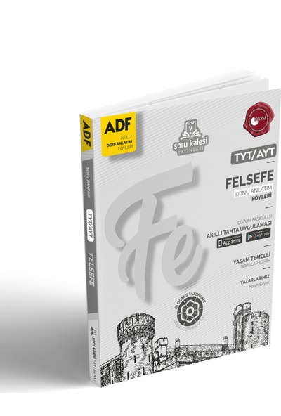 Soru Kalesi Yayınları TYT-AYT Felsefe Çek Kopart Akıllı Konu Anlatım Föyü Soru Kalesi Yayınları TYT-AYT Felsefe Çek Kopart Akıllı Konu Anlatım Föyü