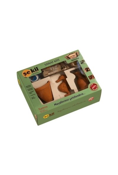 Hepsi Şekil Seramik Obje Sanat Boyama Seti