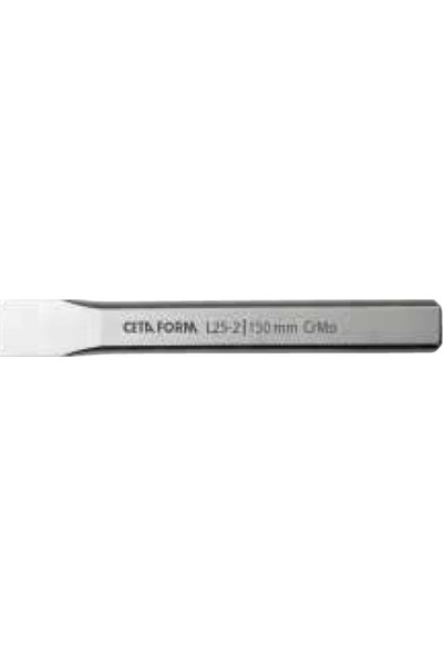 Ceta Form L25-250-2 Düz Keski 250 mm Uzunluk, 28MM Ağız Ceta Form L25-250-2 Düz Keski 250 mm Uzunluk, 28MM Ağız