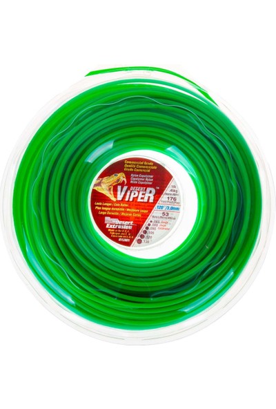 Viper Misina 3.3mm 45m Yeşil Yuvarlak Motorlu Tırpan Misinesi