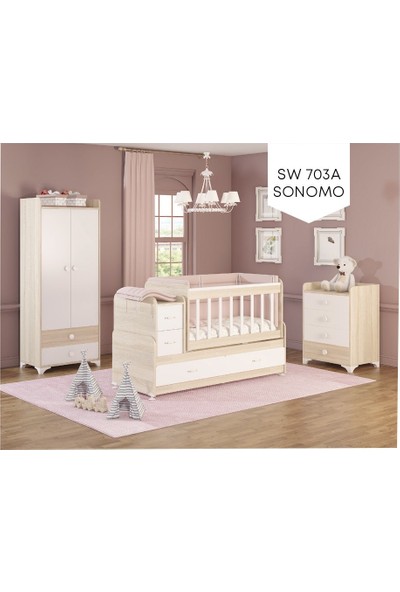 Afilli Swing Bebek Odası Somon Sw 703 A