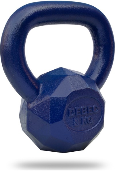 DEBEC 8 kg Çaydanlık Tipi Gerçek Demir Döküm Dambıl - Kettlebell (Mavi) DEBEC 8 kg Çaydanlık Tipi Gerçek Demir Döküm Dambıl - Kettlebell (Mavi)