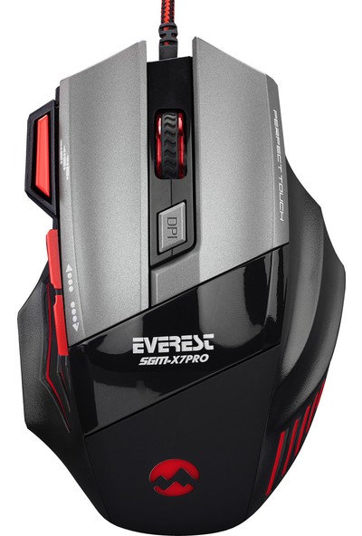 Everest SGM-X7 PRO Siyah 7200dpi Customizable Gaming Oyuncu Mouse Everest SGM-X7 PRO Siyah 7200dpi Customizable Gaming Oyuncu Mouse