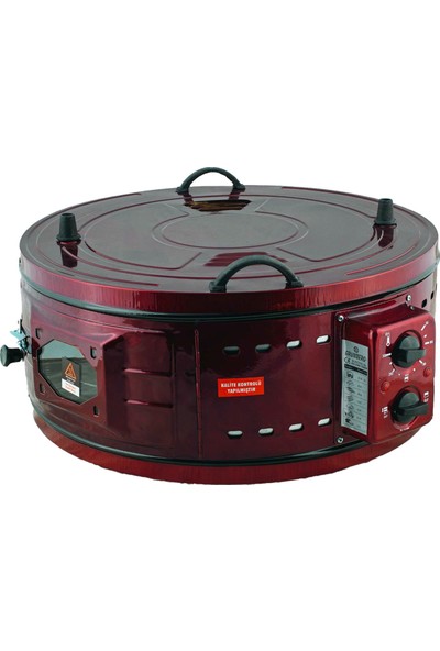 Uğur Yuvarlak Tek Tepsili Termostatlı Emaye Davul Fırın Uğur Yuvarlak Tek Tepsili Termostatlı Emaye Davul Fırın