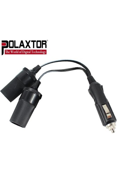 Polaxtor Çakmak Fişi Çoklayıcı Ikili 12V 2A Polaxtor