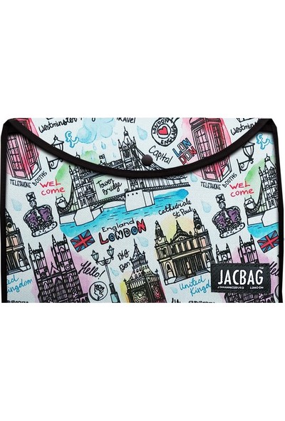 Jacbag Çıtçıtlı Dosya Çanta A4 Jacbag Çıtçıtlı Dosya Çanta A4