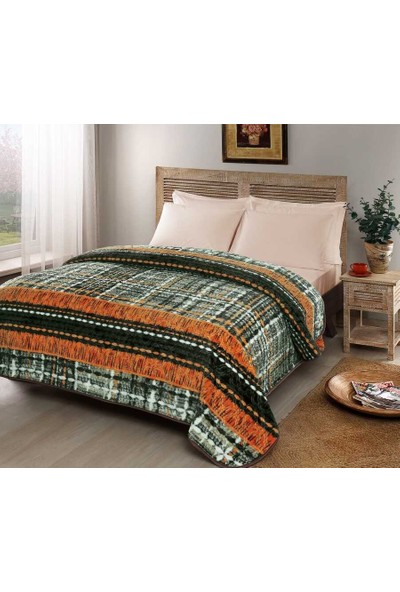 Özdilek Tek Kişilik Battaniye Tweed Oranj 155X215