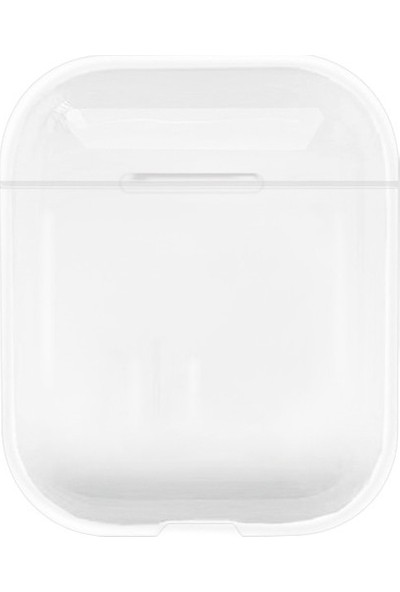 Bilişim Aksesuar Apple AirPods 1 2 Nesil Kancalı Kulaklık Kılıfı Şeffaf