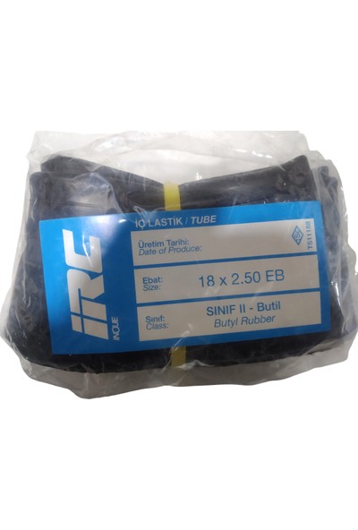 Irc Anlas 2.50X18 Elektrikli Bisiklet Iç Lastik Eğri Subap Irc Anlas 2.50X18 Elektrikli Bisiklet Iç Lastik Eğri Subap