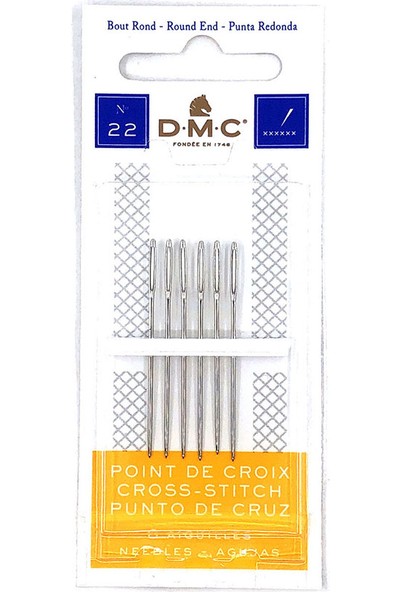 DMC Etamin İğnesi 6'lı No: 22