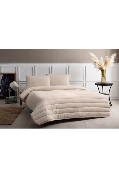 Taç Jersey Yorgan Seti Natura Çift Kişilik Kapicino Taç Jersey Yorgan Seti Natura Çift Kişilik Kapicino