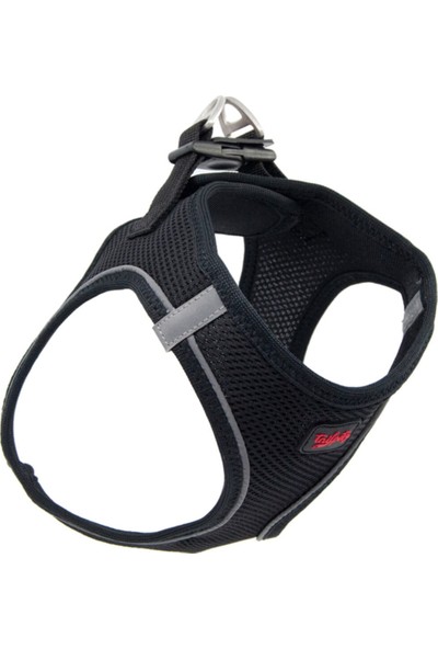 Tailpetz Air Mesh Köpek Göğüs Tasması Large Siyah
