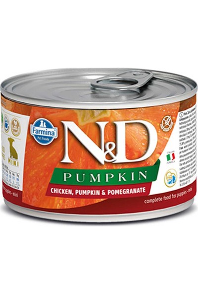 N&D Nd Pumpkin Tavuklu Starter Puppy Mini Köpek Konservesi 140 gr N&D Nd Pumpkin Tavuklu Starter Puppy Mini Köpek Konservesi 140 gr